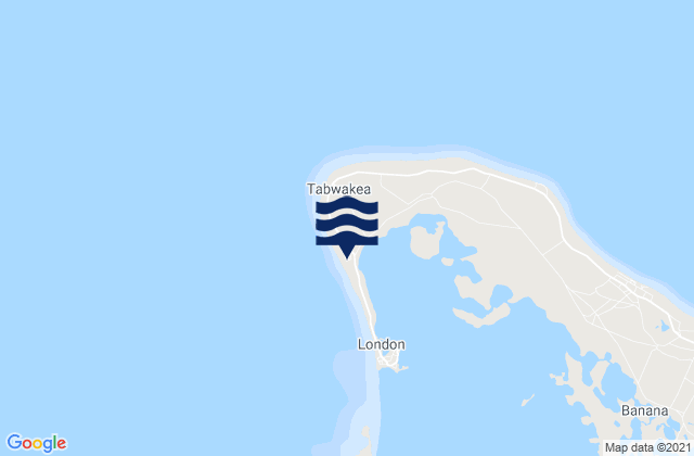 Tabwakea Village Tide Times, High & Low Tide Table, Fishing Times | KI