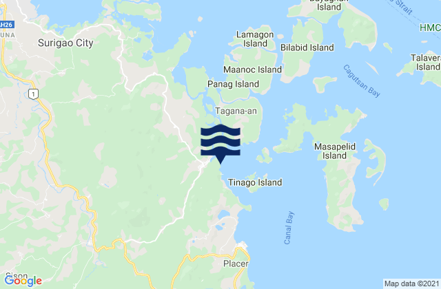 Tagana-an Tide Times, High & Low Tide Table, Fishing Times | PH