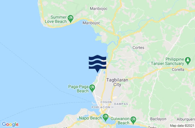Tagbilaran City Tide Times, High & Low Tide Table, Fishing Times | PH