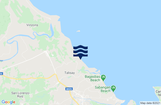 Talisay Tide Times, High & Low Tide Table, Fishing Times | Bicol | PH