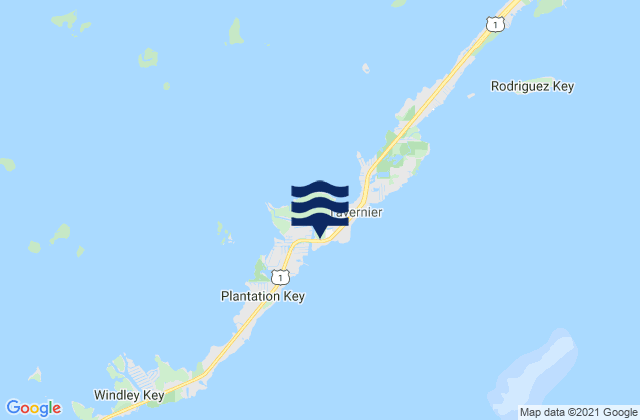 Tavernier Creek Hwy. 1 Bridge Hawk Channel, FL Tide Charts, High & Low ...