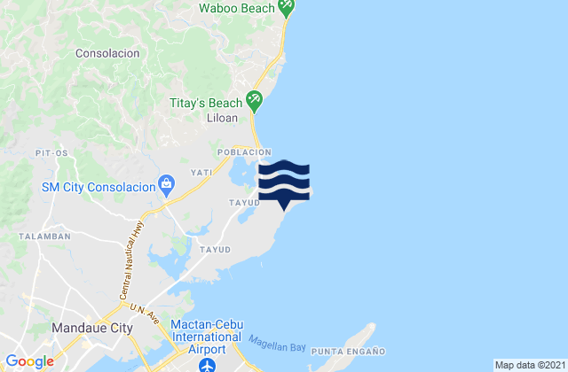 Tayud Tide Times, High & Low Tide Table, Fishing Times | PH