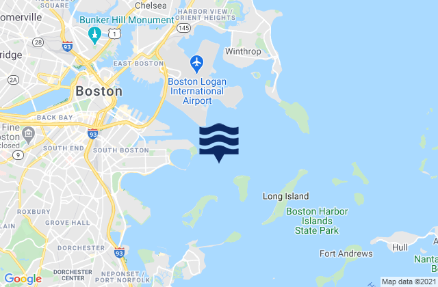 Thompson Island 0.7 n.mi. NNE of, MA Tide Charts, High & Low Tide Table ...