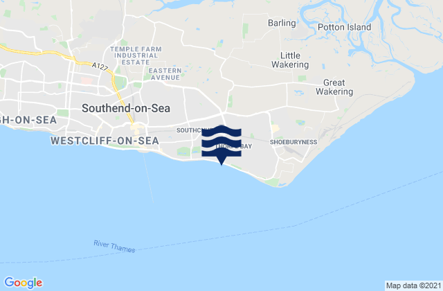 Thorpe Bay Beach Tide Times, High & Low Tide Table, Fishing Times | GB