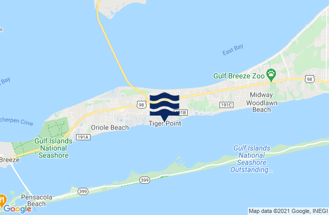 Tiger Point, FL Tide Charts, High & Low Tide Table, Fishing Times | US