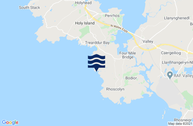 Trearddur Bay Tide Times, High & Low Tide Table, Fishing Times | GB