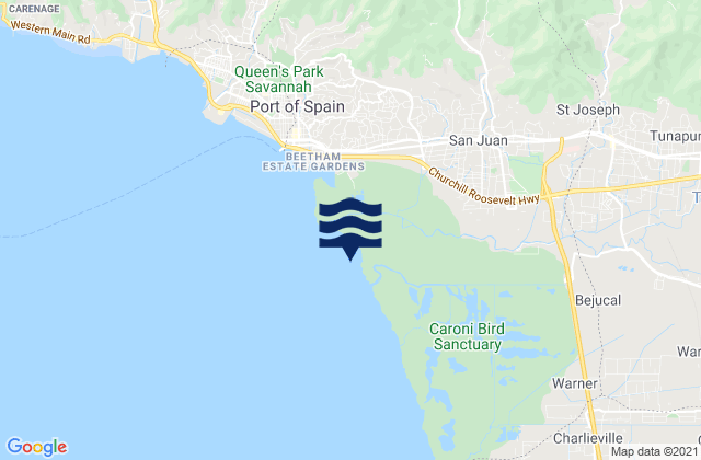 Tunapuna Tide Times, High & Low Tide Table, Fishing Times | TT