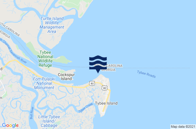 Tybee Light, GA Tide Charts, High & Low Tide Table, Fishing Times | US