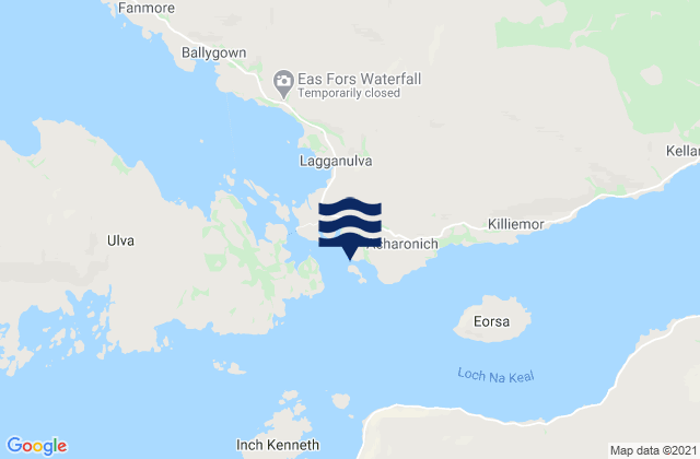 Ulva Sound Tide Times, High & Low Tide Table, Fishing Times | GB