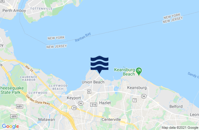 Union Beach, NJ Tide Charts, High & Low Tide Table, Fishing Times | US