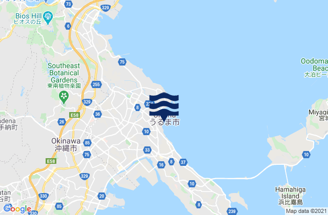 Uruma Shi Tide Times, High & Low Tide Table, Fishing Times | JP