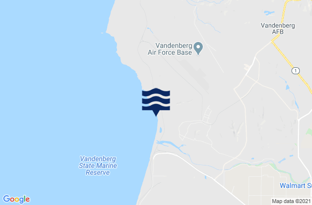Vandenberg Air Force Base, CA Tide Charts, High & Low Tide Table ...