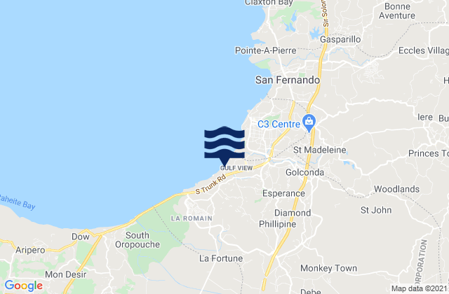 Ward of Naparima Tide Times, High & Low Tide Table, Fishing Times | TT