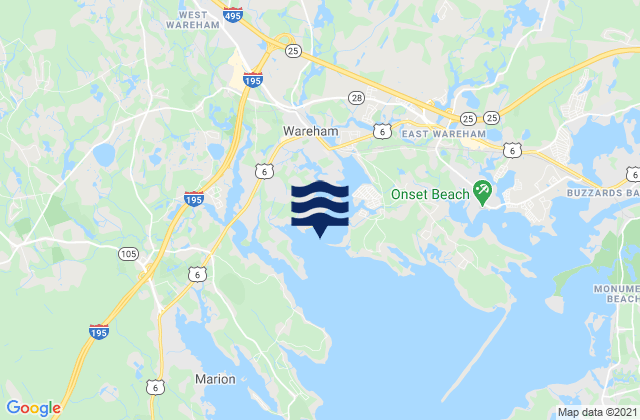 Wareham River off Long Beach Point, MA Tide Charts, High & Low Tide ...
