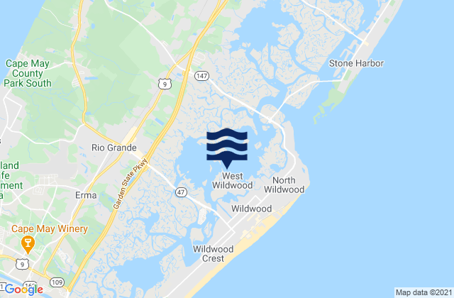 West Wildwood Grassy Sound, NJ Tide Charts, High & Low Tide Table ...