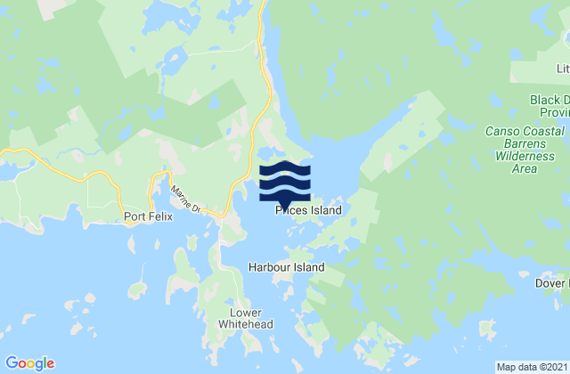 Whitehead Harbour Tide Times, High & Low Tide Table, Fishing Times | CA