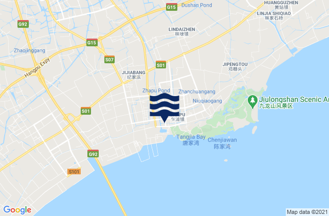 Zhapu Tide Times, High & Low Tide Table, Fishing Times | Zhejiang | CN